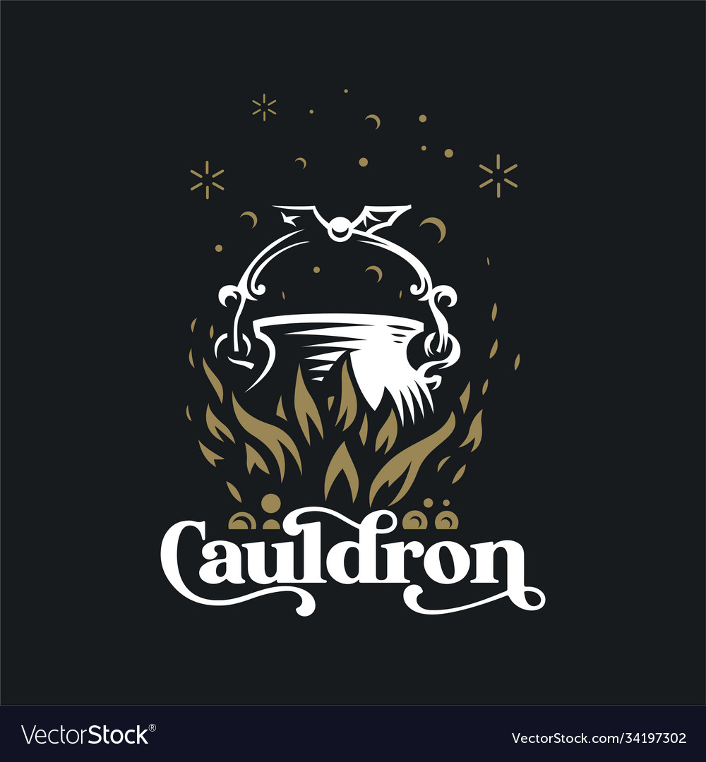 Magic cauldron Royalty Free Vector Image - VectorStock