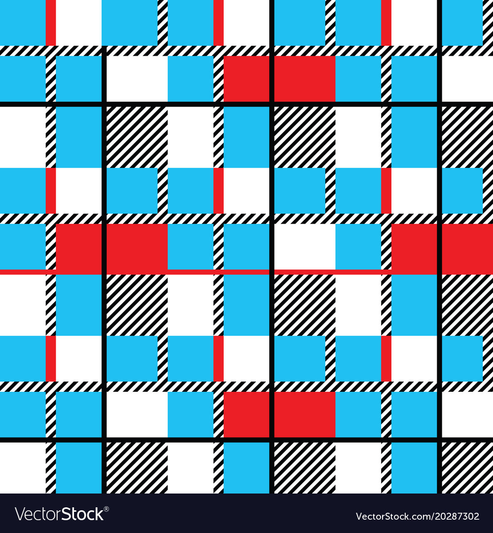 Plaid seamless pattern Royalty Free Vector Image