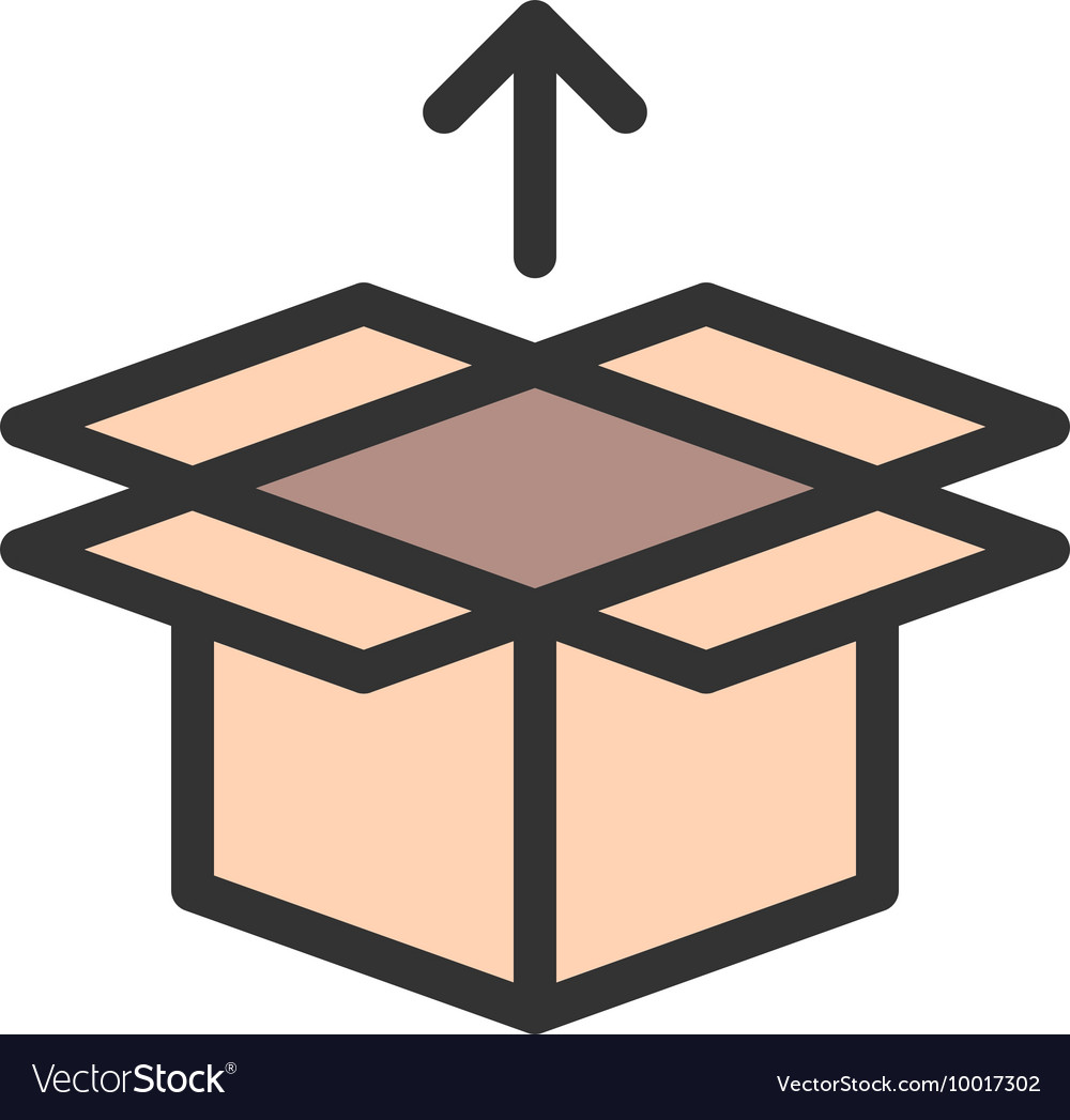 Remove from package Royalty Free Vector Image - VectorStock