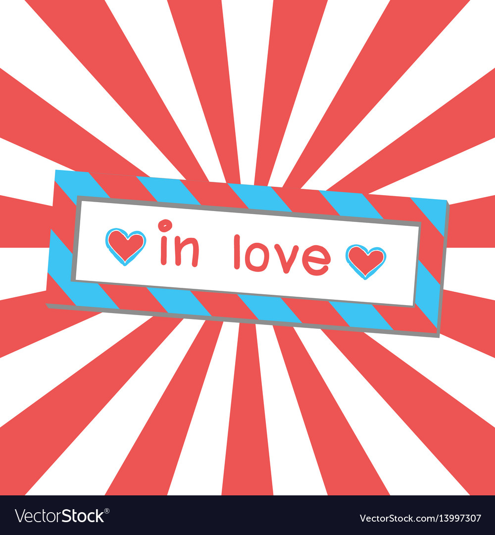 Inlove Royalty Free Vector Image - VectorStock