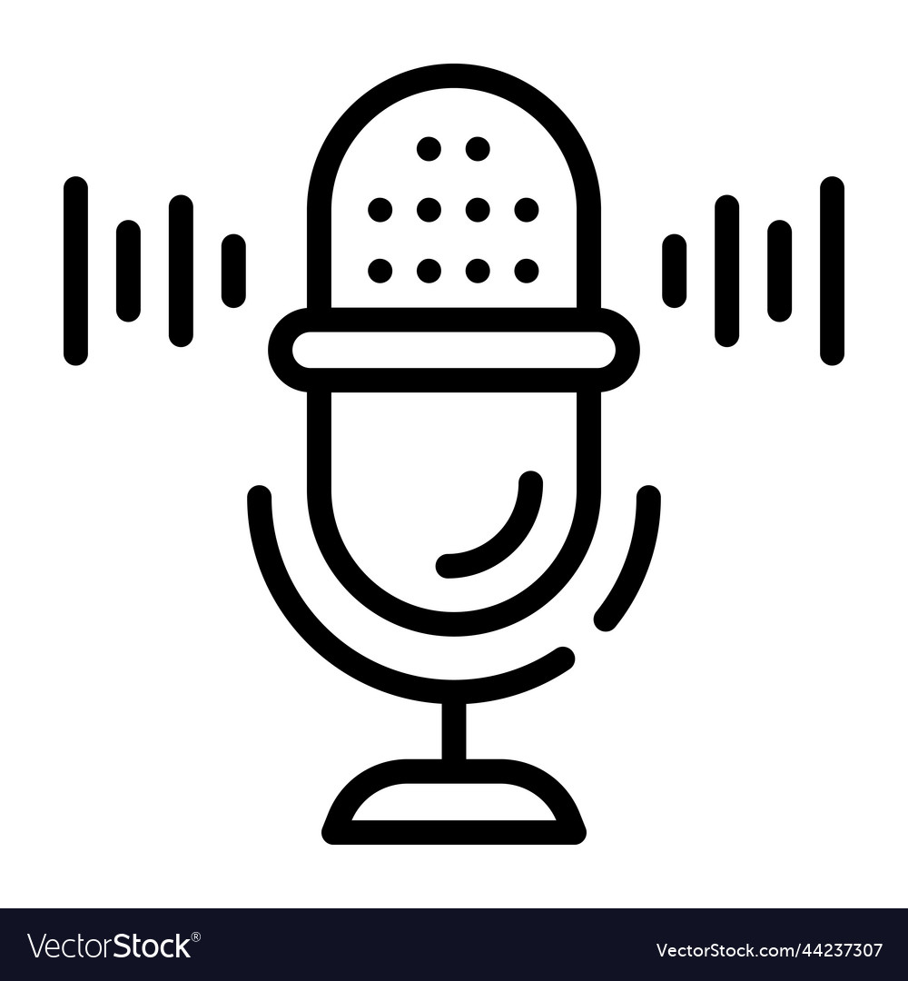 Mic Royalty Free Vector Image - VectorStock