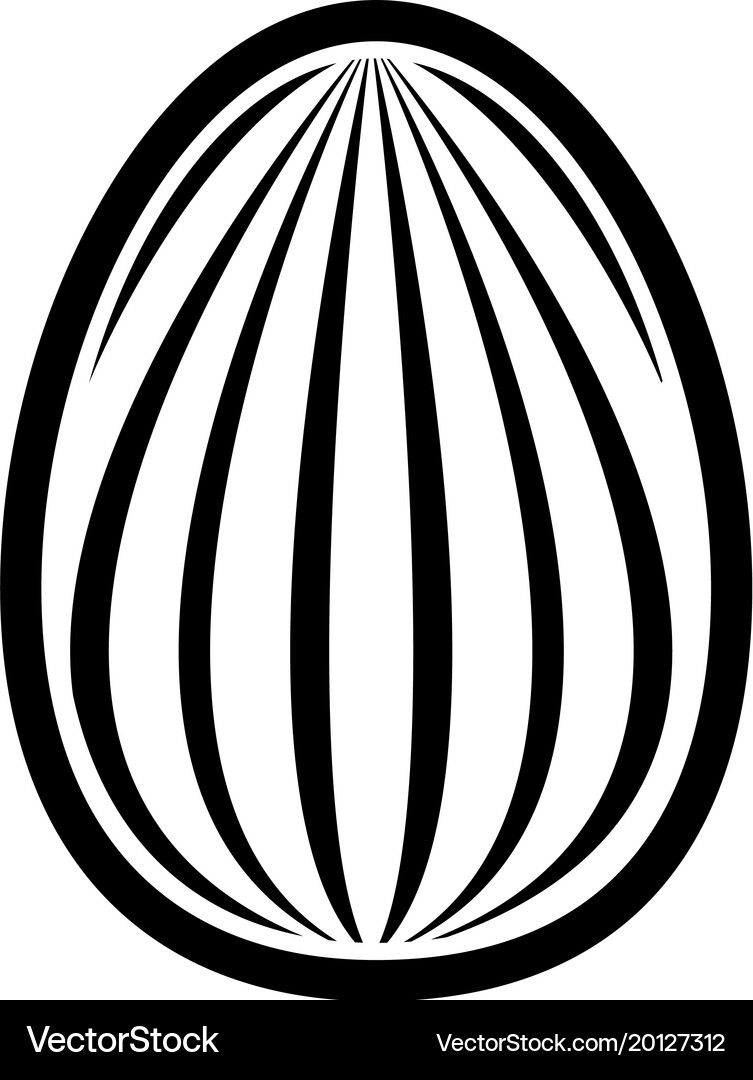 Easter egg icon Royalty Free Vector Image - VectorStock