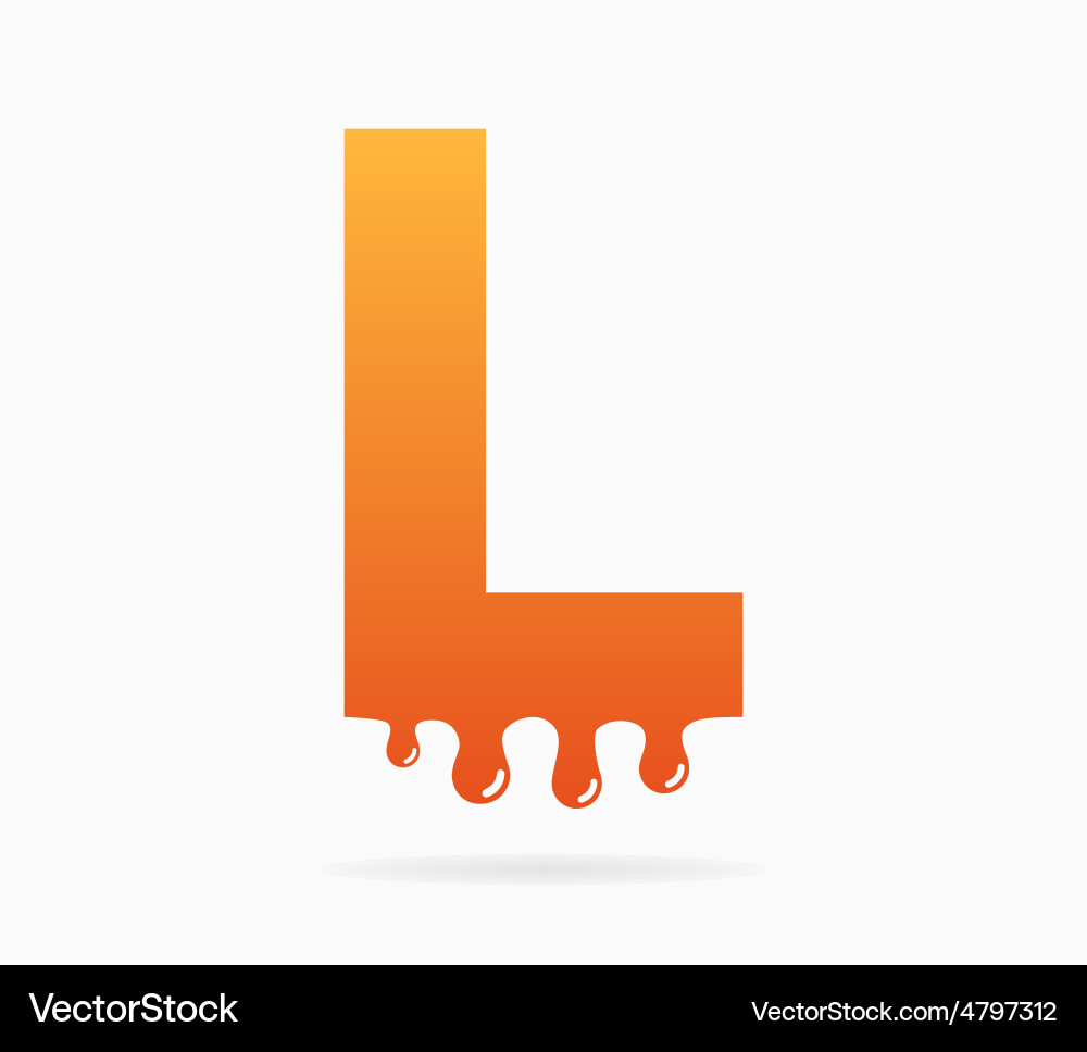 Letter L logo or symbol icon Royalty Free Vector Image