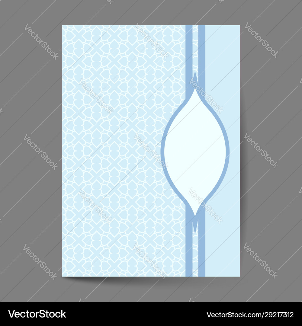 Luxury premium cover page design for menu Vector Image