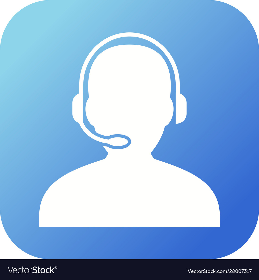 Beautiful support glyph icon Royalty Free Vector Image Beautiful support glyph icon Royalty Free Vector Image