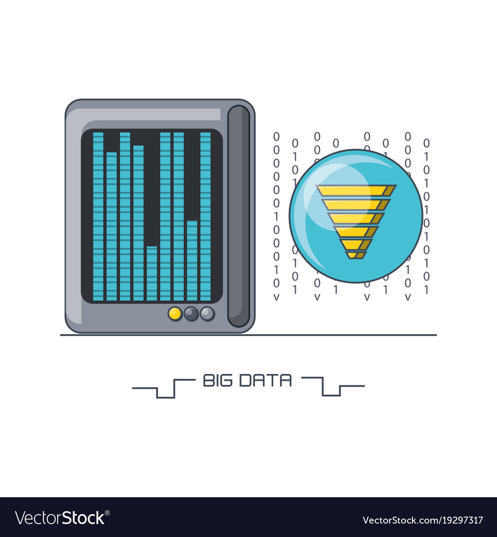 Big data design Royalty Free Vector Image - VectorStock