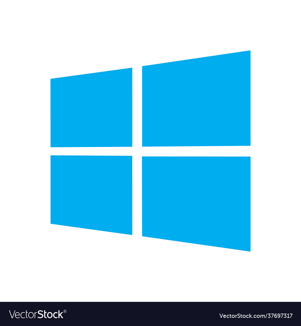 Windows emblem Royalty Free Vector Image - VectorStock