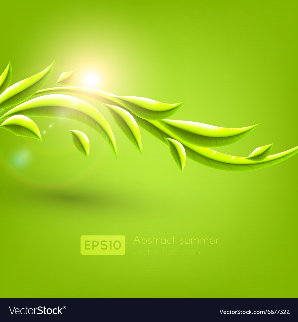 Abstract leaf design Royalty Free Vector Image