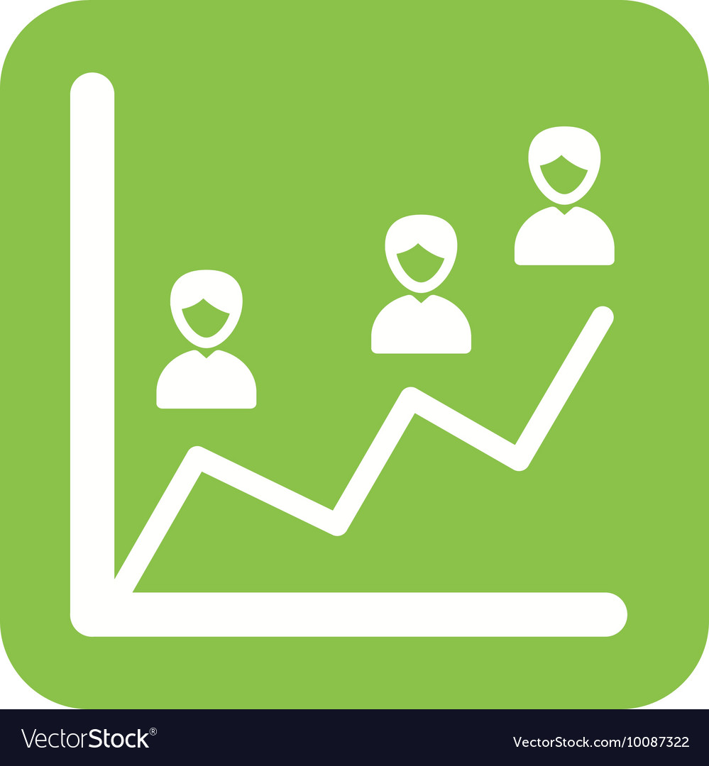 Candidate graph Royalty Free Vector Image - VectorStock
