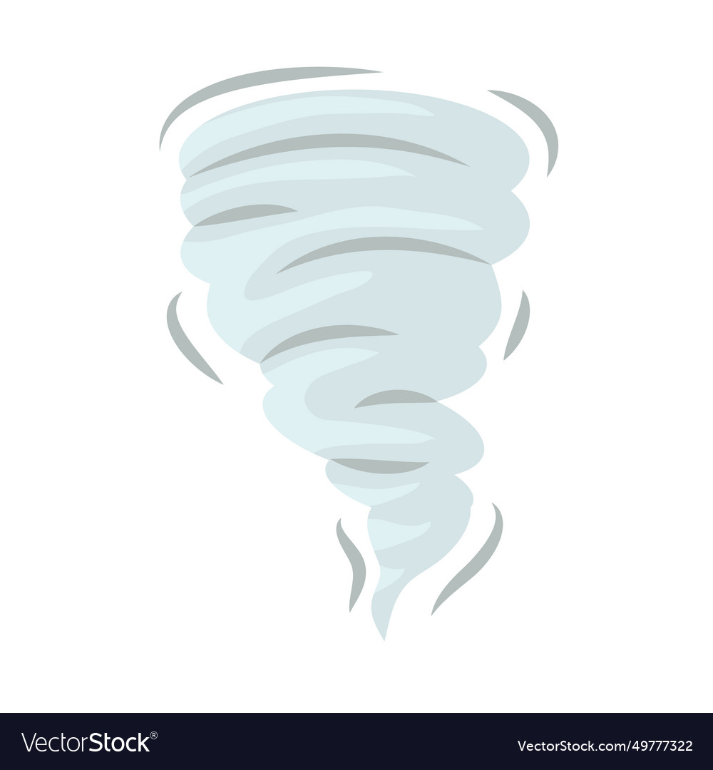 Hurricane weather isolated Royalty Free Vector Image