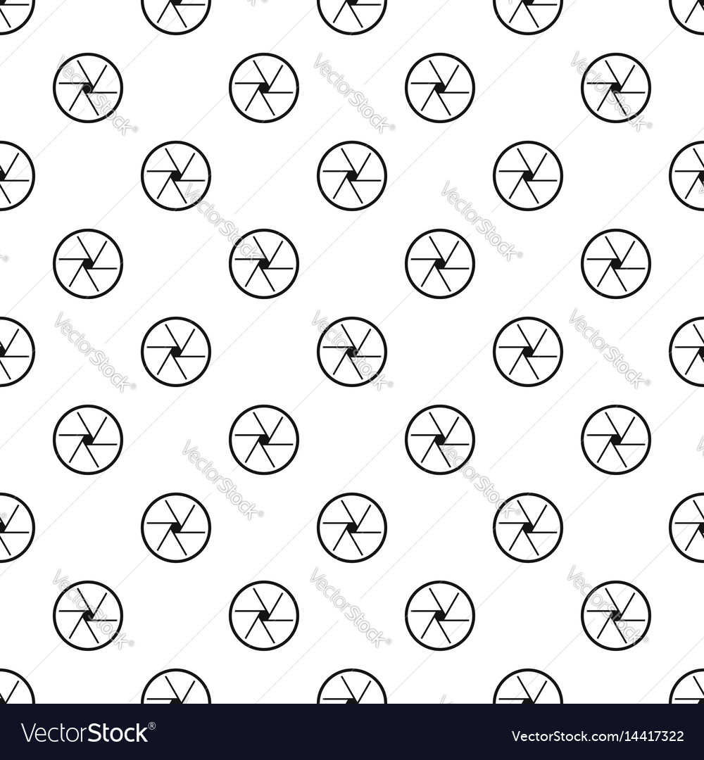 Round objective pattern Royalty Free Vector Image