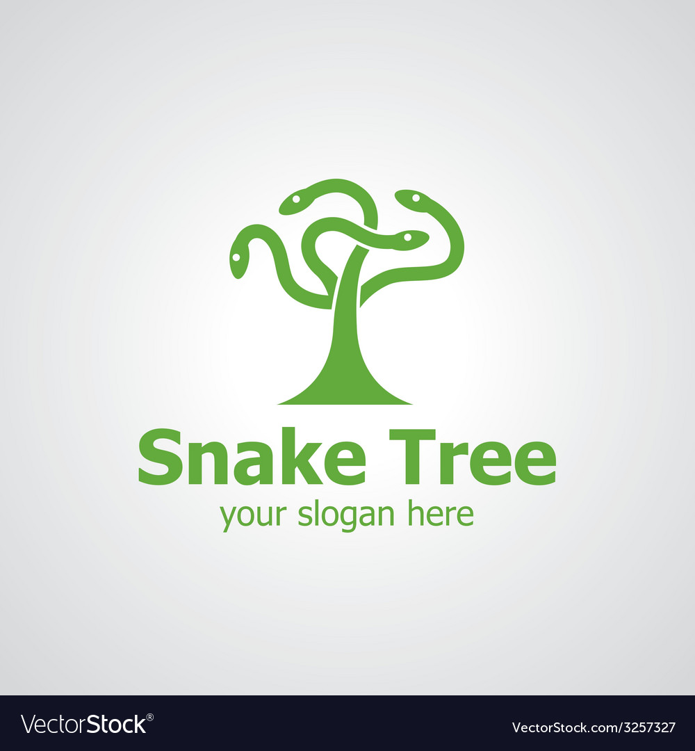 Snake tree Royalty Free Vector Image - VectorStock