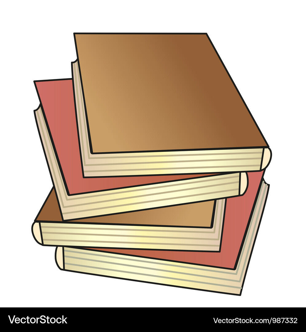 Books Royalty Free Vector Image - VectorStock
