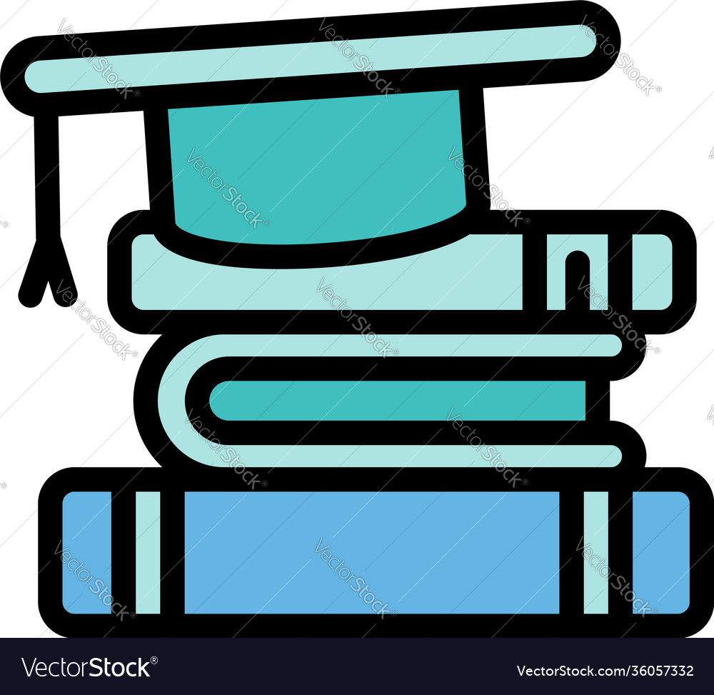 Interactive learning icon outline style Royalty Free Vector