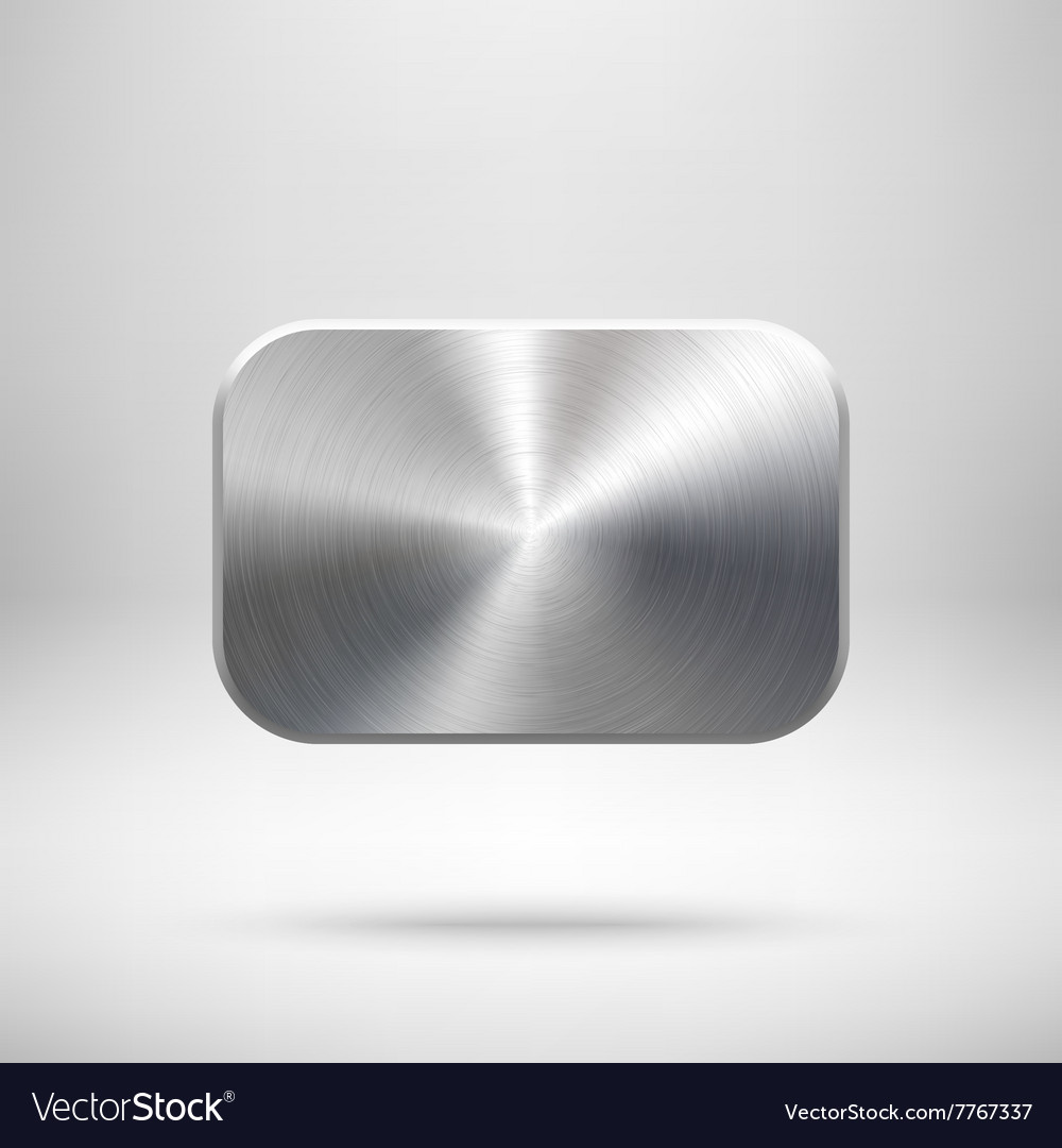 Abstract rectangle button template Royalty Free Vector Image
