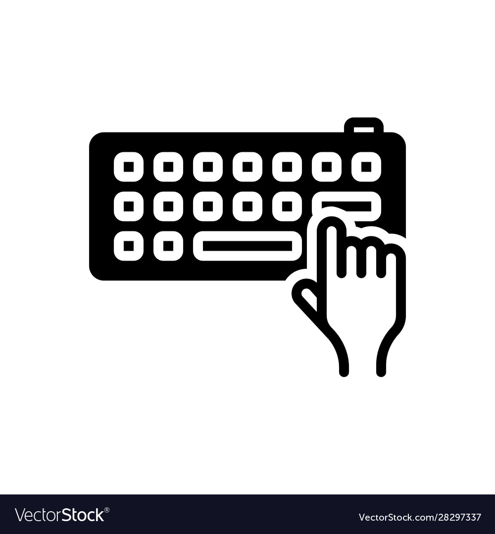Enter Royalty Free Vector Image - VectorStock