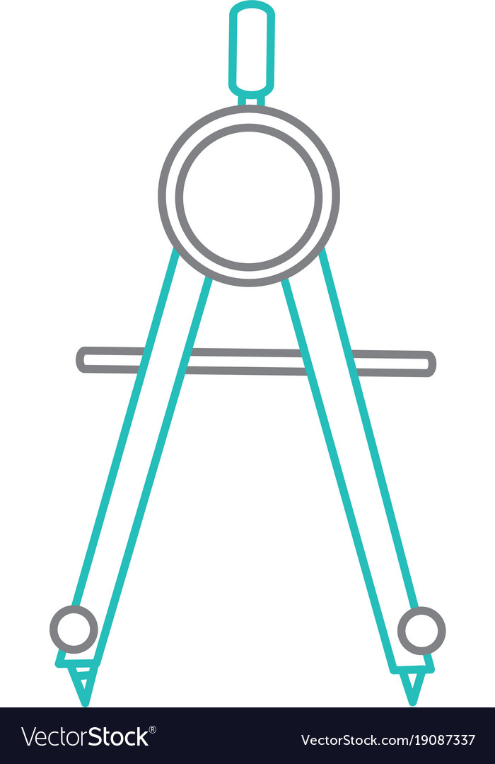 Isolated compass design Royalty Free Vector Image