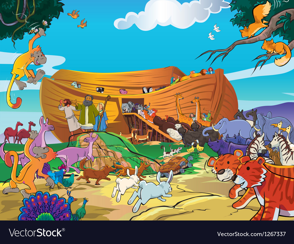 Noah ship Royalty Free Vector Image - VectorStock