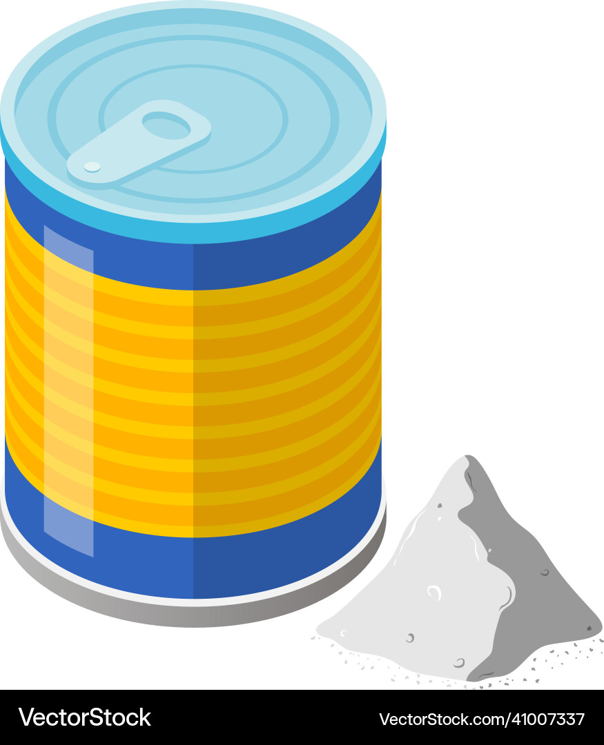 Powdered milk icon Royalty Free Vector Image - VectorStock