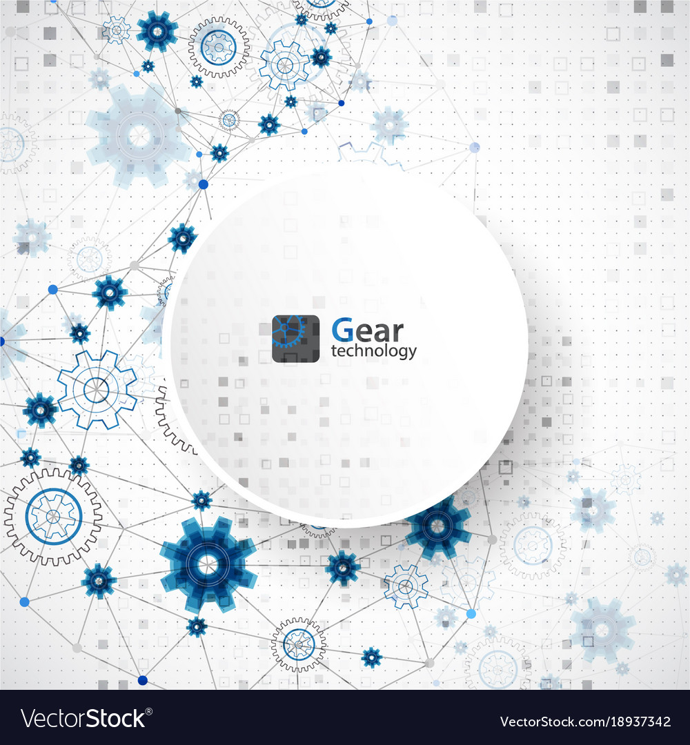 Abstract geometry technology background Royalty Free Vector