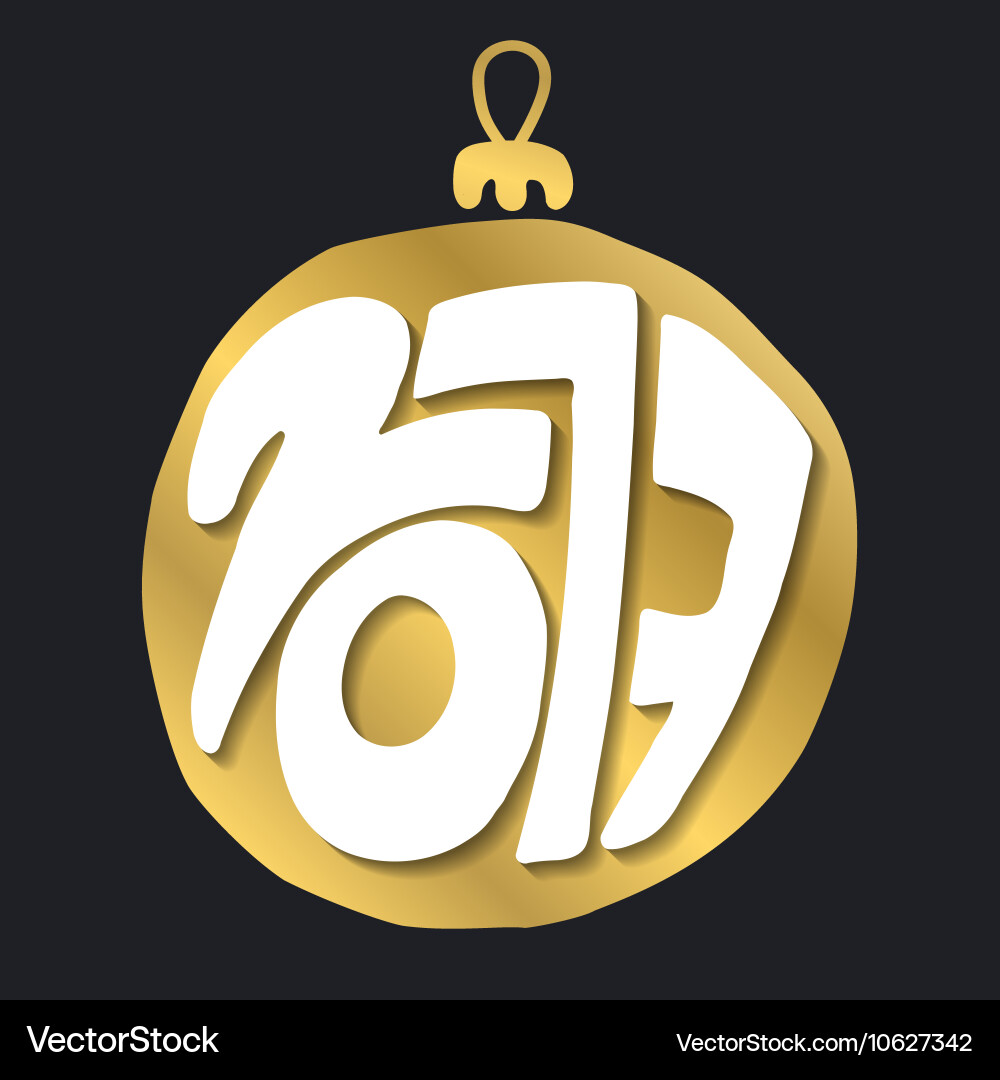 Decorative greeting card with handdrawn lettering Vector Image