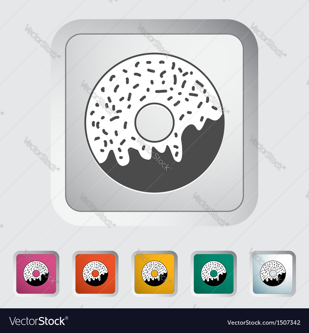 Donut Royalty Free Vector Image - VectorStock