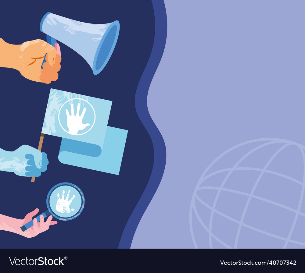 Human rights tolerance Royalty Free Vector Image