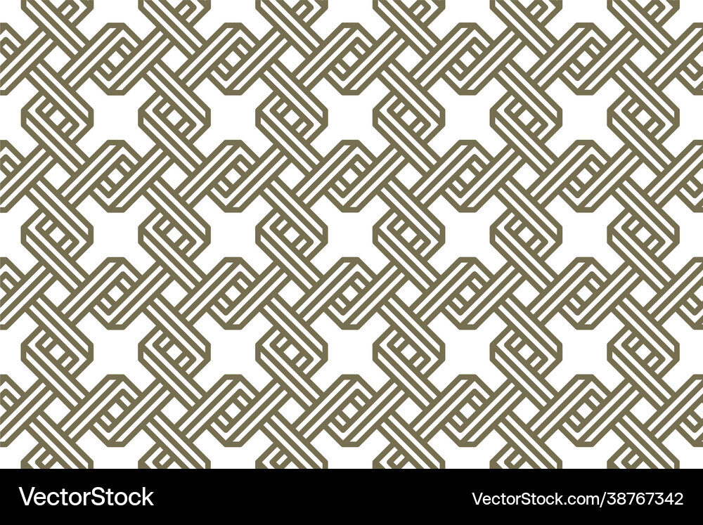Lattice geometric seamless pattern design trendy Vector Image