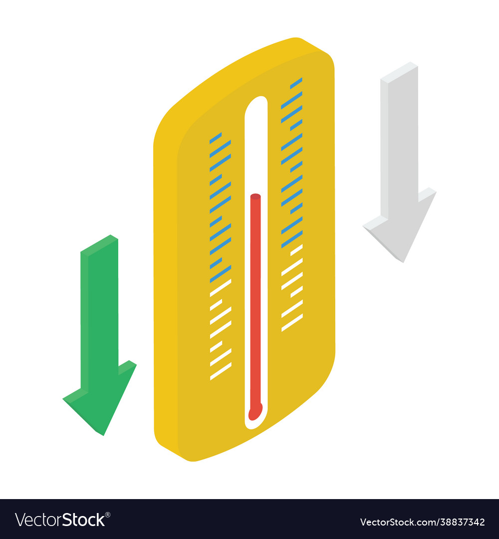 Low temperature Royalty Free Vector Image - VectorStock