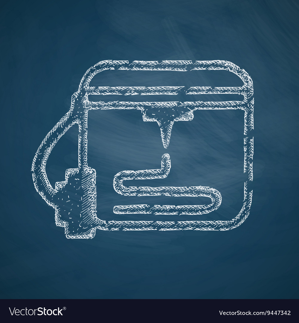 Three d printer icon Royalty Free Vector Image