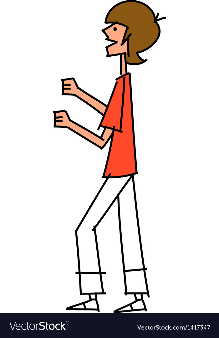 A view boy Royalty Free Vector Image - VectorStock