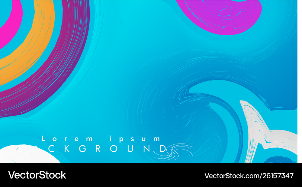 Abstract background swirl colorful circle wave Vector Image