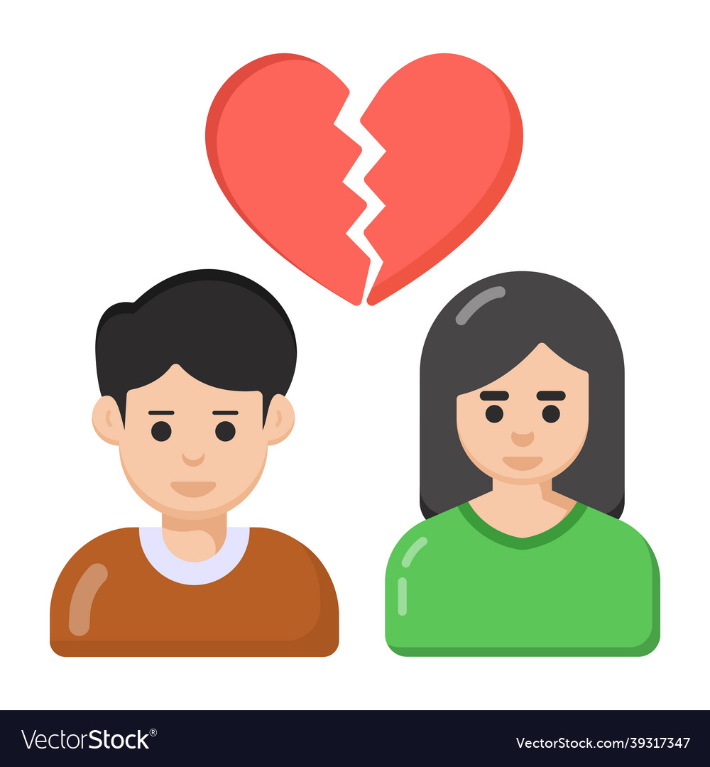 Breakup Royalty Free Vector Image - VectorStock
