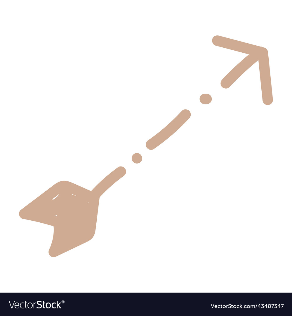 Cute arrow element Royalty Free Vector Image - VectorStock