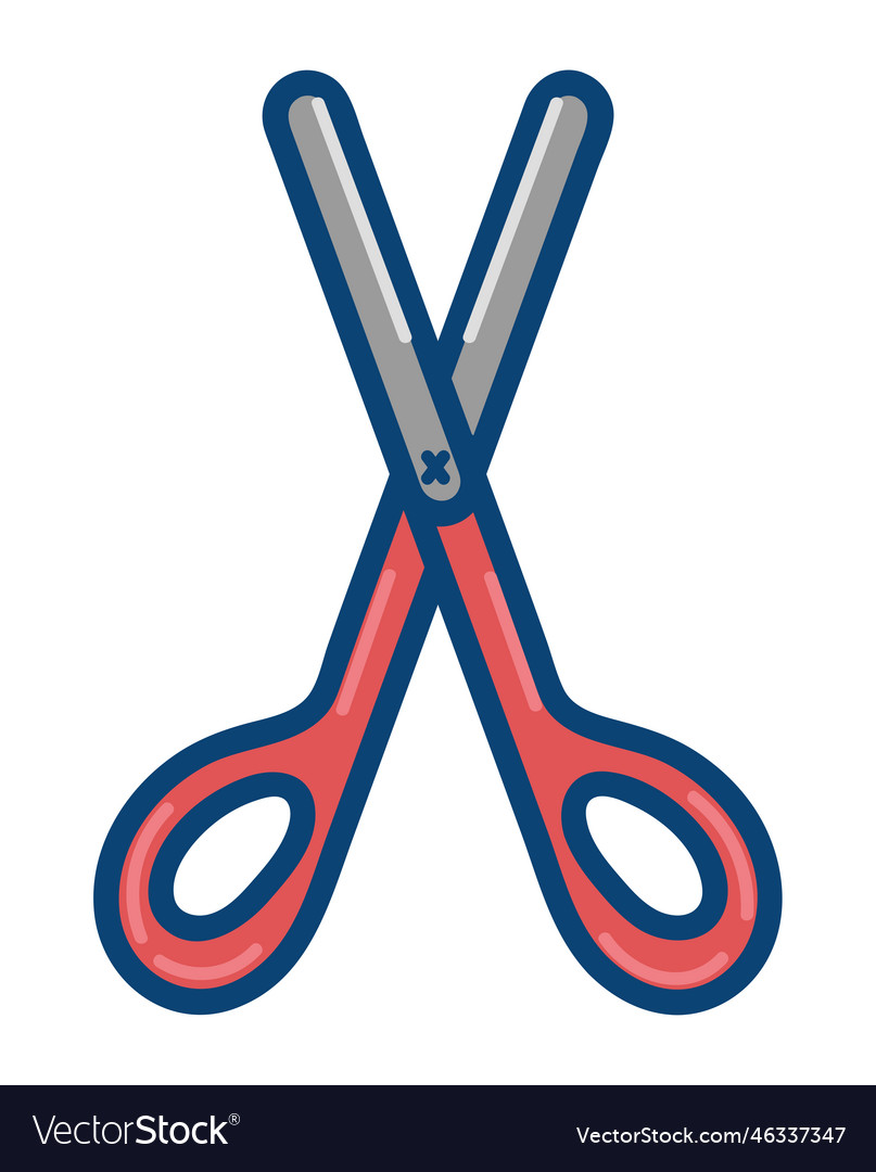 Scissors tool icon Royalty Free Vector Image - VectorStock