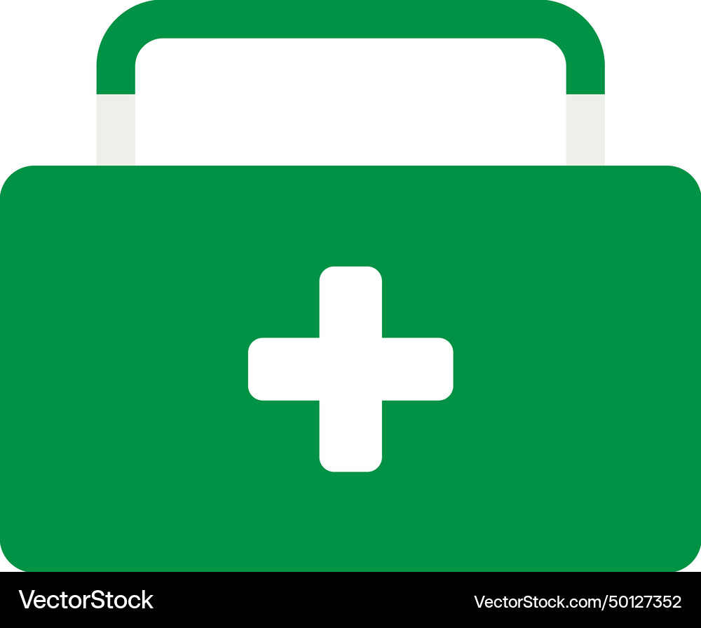Medical kit icon logo design template isolated Vector Image