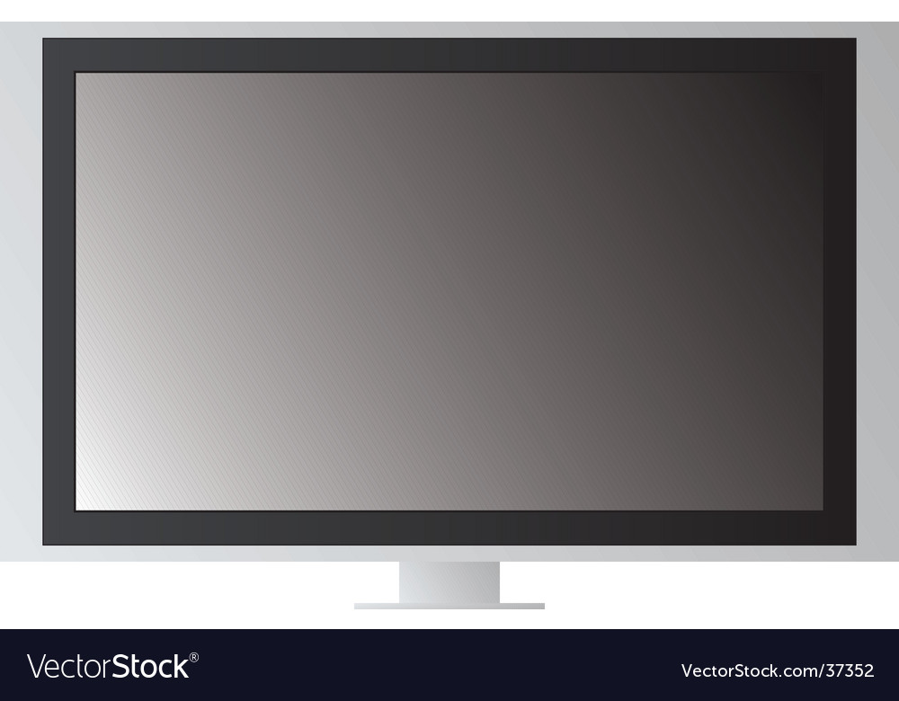 Tv screen Royalty Free Vector Image - VectorStock