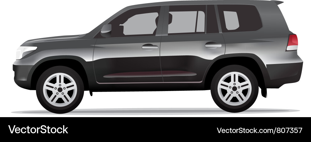 Sport utility vehicle car Royalty Free Vector Image