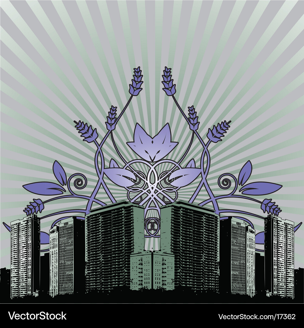 City Royalty Free Vector Image - VectorStock