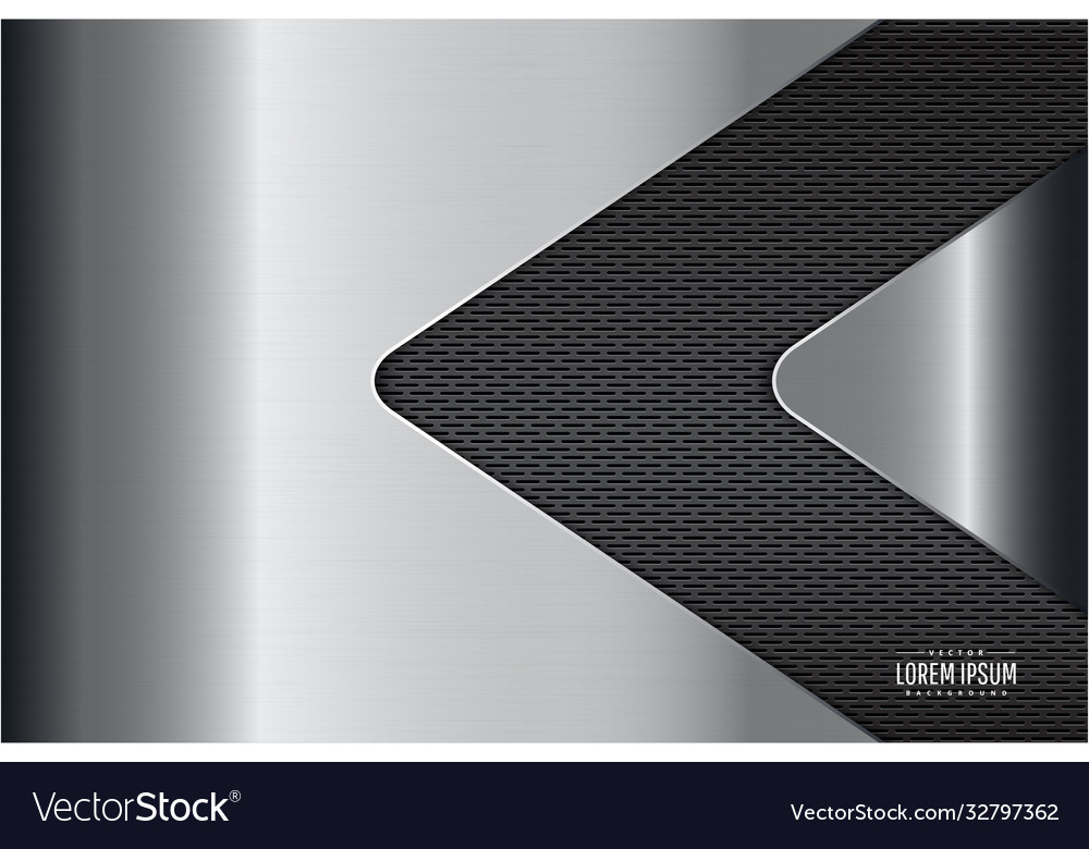 Metallic background Royalty Free Vector Image - VectorStock