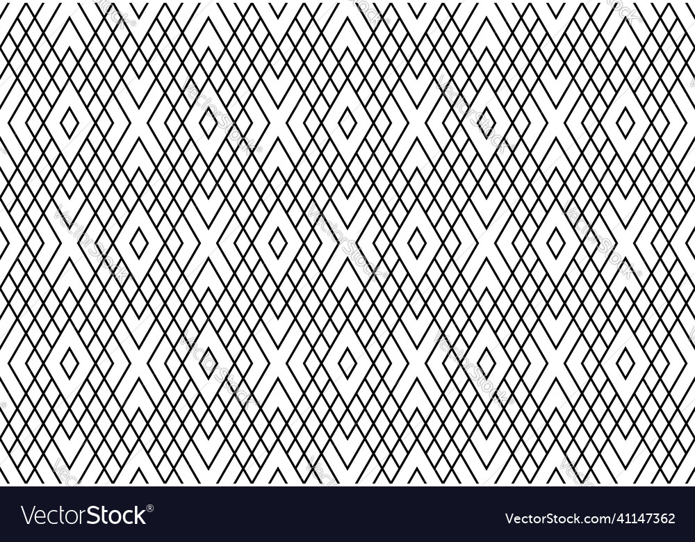 Seamless geometric grid pattern Royalty Free Vector Image
