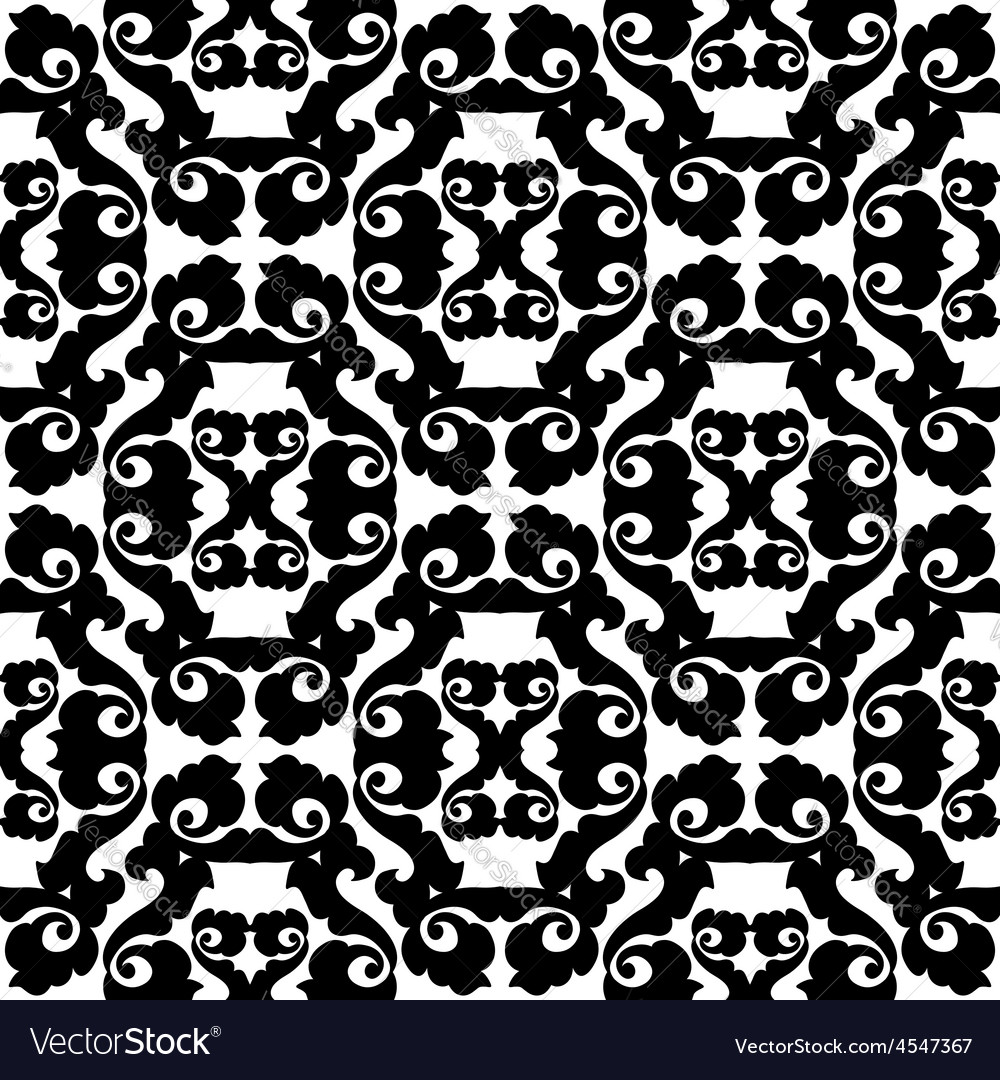Abstract seamless floral pattern Royalty Free Vector Image