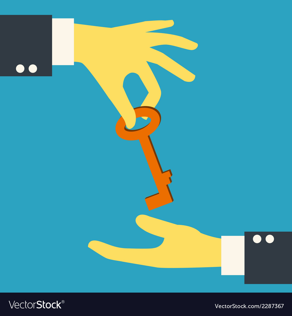 Handkey Royalty Free Vector Image - VectorStock