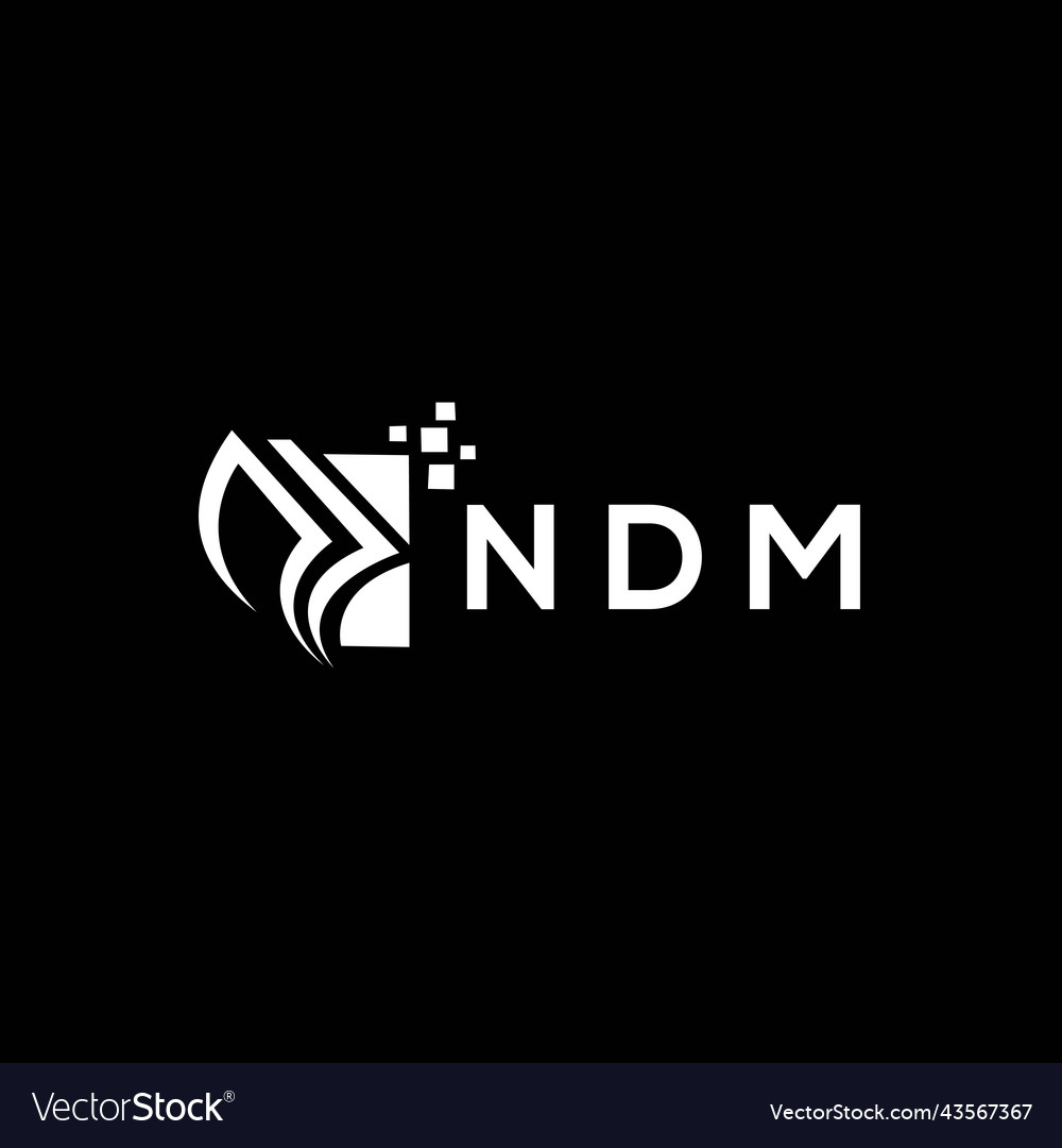 Logotipo De Ndm NDM Letter Logo Creative Design With Vector Graphic,