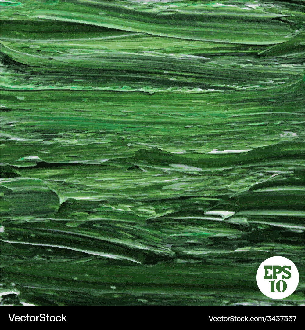 Oil painted green background Royalty Free Vector Image