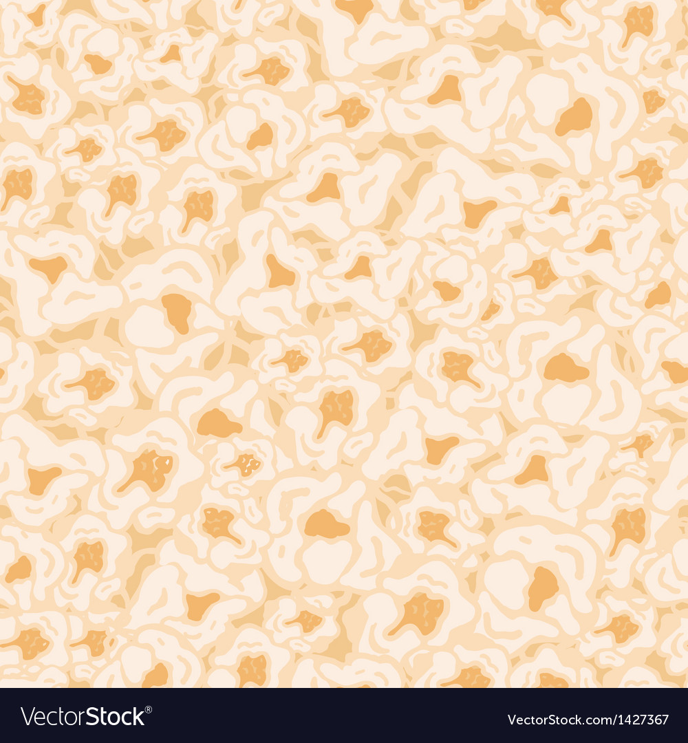 Popcorn seamless pattern background Royalty Free Vector