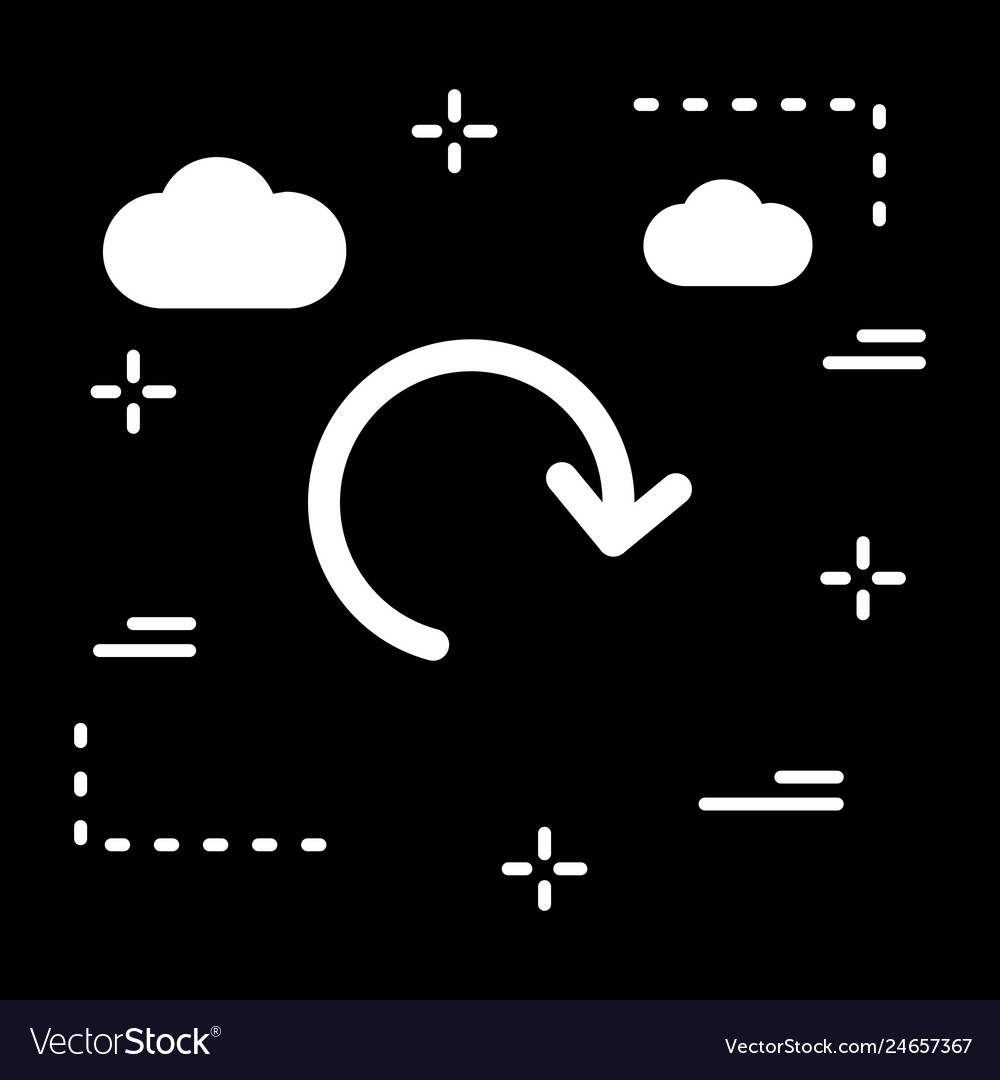 Refresh icon Royalty Free Vector Image - VectorStock