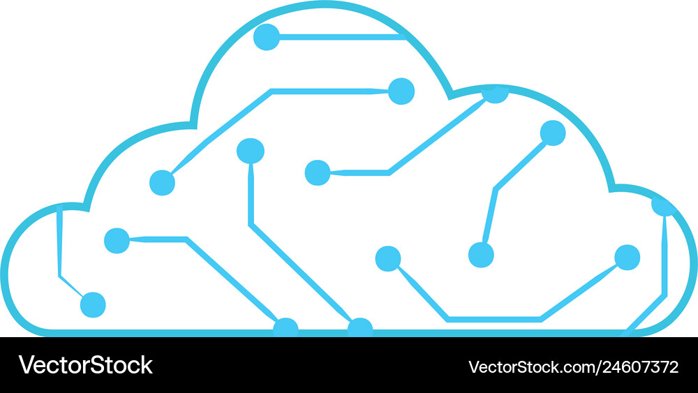 Clod computing icon Royalty Free Vector Image - VectorStock