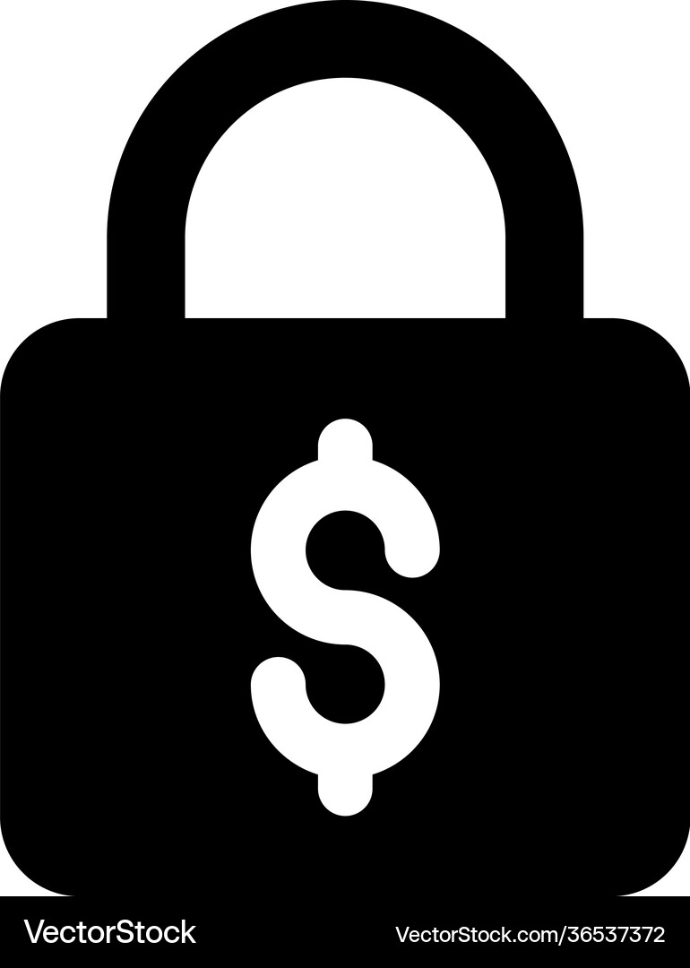 Financial security Royalty Free Vector Image - VectorStock