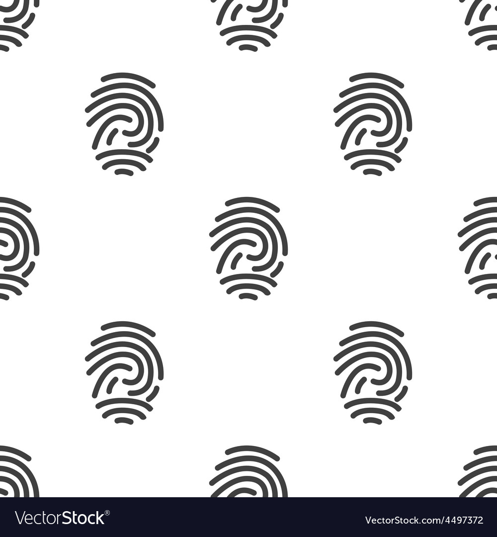 Fingerprint seamless pattern Royalty Free Vector Image